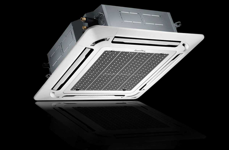Компактный 4-поточный кассетный фанкойл Midea МКА-300/Chiller/Чиллер/