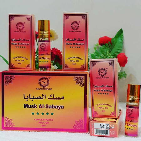 Масляные духи Musk Al-Sabaya, Attar Rose 6/8ml, роликовые!