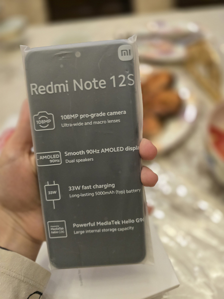 Redmi Note 12s Onyx Black 8GB RAM 256GB