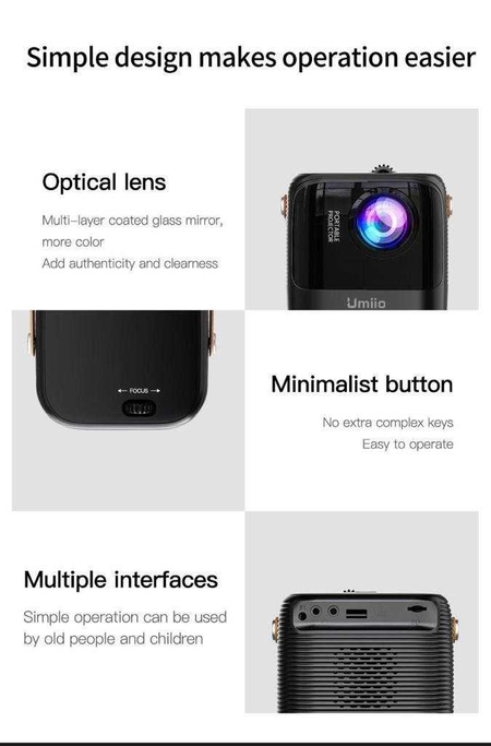 Smart Proektor Umiio A7000! Lazerniy Android proektor 4K