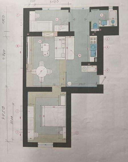 Срочно продается 2/2/4 квартира 70 м2   ЦУМ  Ц-7  Ор-р: 110 школа
