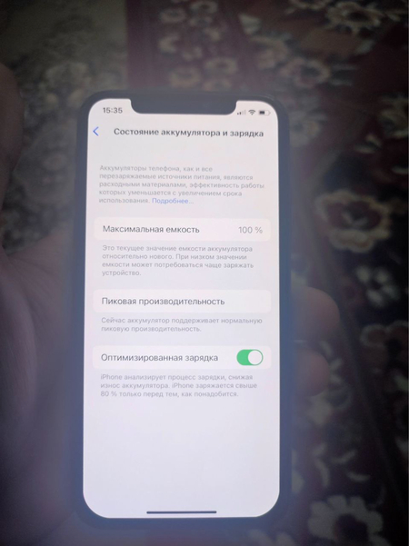 Iphone X 100% usileni