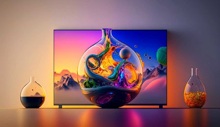 Телевизор IMMER Q55F11 QLED 4K Smart Tv + 2500 канал + доставка!