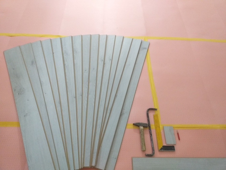 Tarket laminant parket shilifofk pol yotqizish