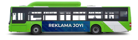 Реклама на автобусах / Avtobuslarda, reklama / Автобусларда, реклама