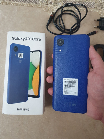 Srochna sotiladi  Samsung Galaxy A03 Core 32Gb Blue Full Kamplekt