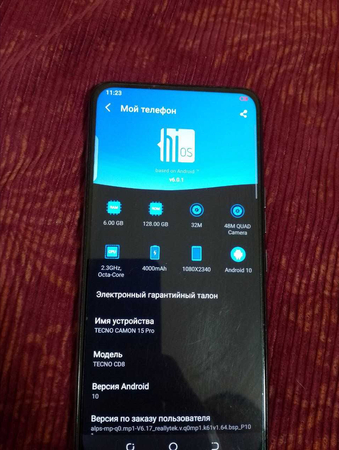 Tecno Camon 15 pro