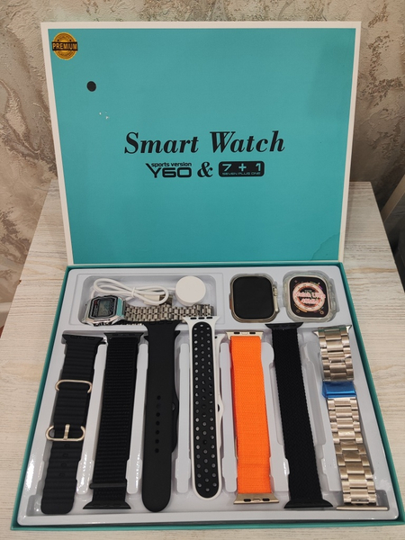 Smart watch premium Y60 ultra + Casio soat