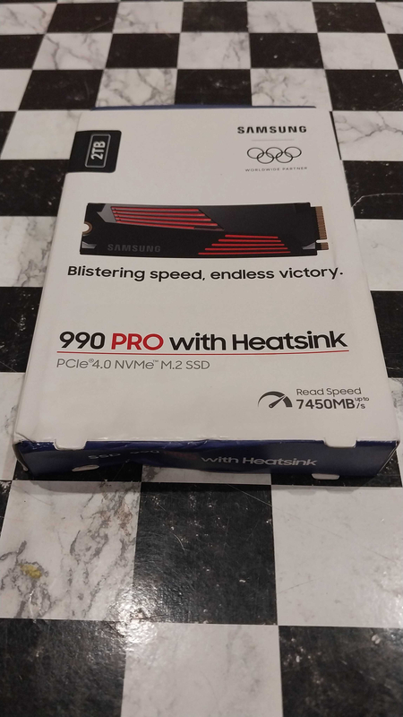 Новый SSD NVMe Samsung 990 PRO Series 2TB with HeatSink.