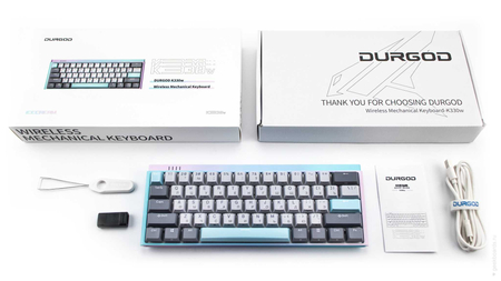 Механическая беспроводная клавиатура Durgod K330W Plus Ice Cream RU