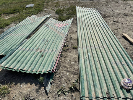 Профнастил бу. 04 толшина, хорошем состоянии