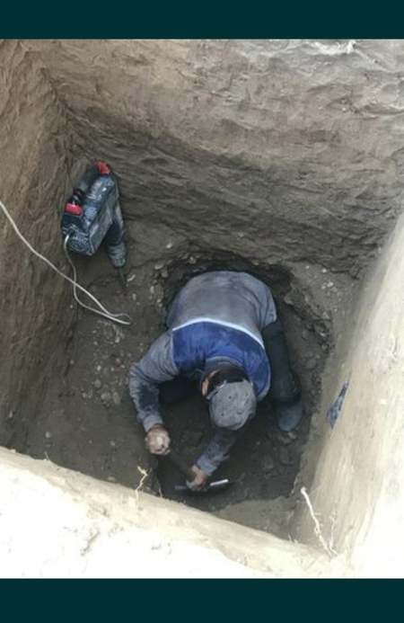 Urachi ura transha tunel padval bassen урачи ура каналзатсийа