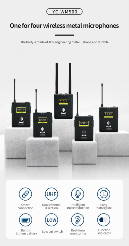 Микрофон петличка 4х Yichuang YC-WM900