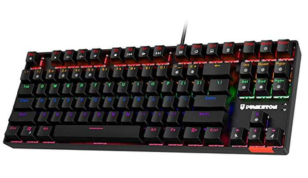 Механическая игровая клавиатура Punkston TK87 TKL (Blue Switch)