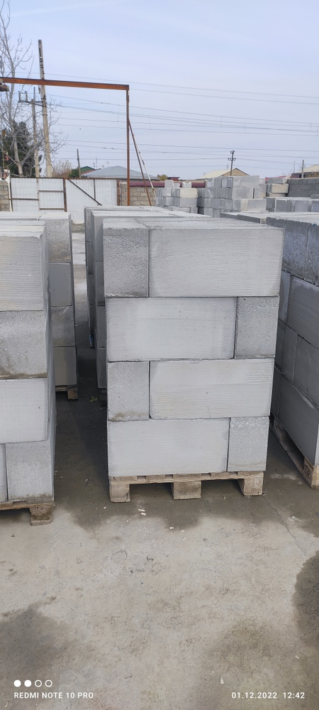 Газоблок ишлаб чиқариш цехи,  Производства газобетонов марки D600