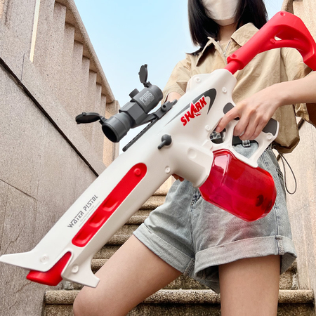 Водный бластер электрический PUBG SHARK, водяной пистолет.