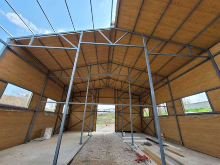 Metallkonstruksiya | Angar | Zavod | Montaj sendvich panel
