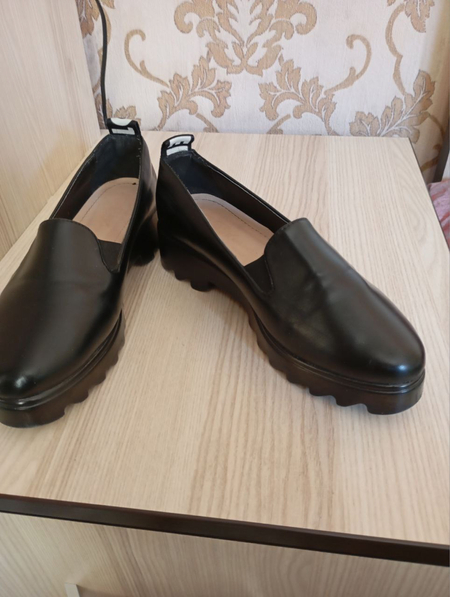Лоферы кожзам