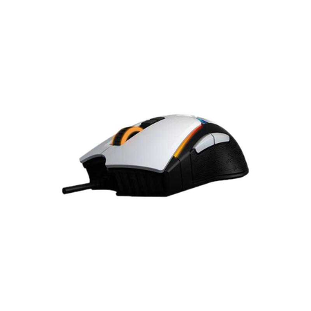 Игровая белая мышь с подсветкой RGB Durgod GM90 Nebula Black White