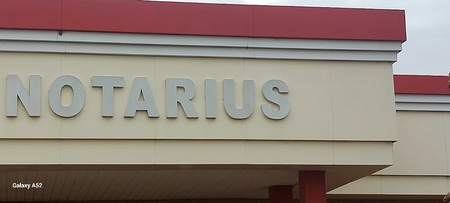 NOTARIUS harflari