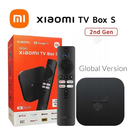 Умная ТВ-приставка Xiaomi Mi Box S 4K 2ое поколение Доставка, Гарантия