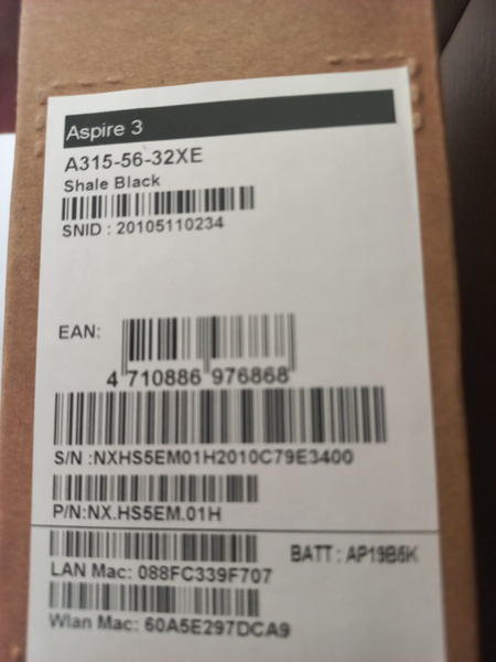 Продаётся новый ноутбук Acer