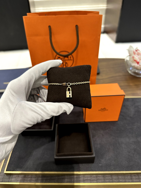 NEW Браслет с бриллиантами Hermes Kelly Cadenas H121429B