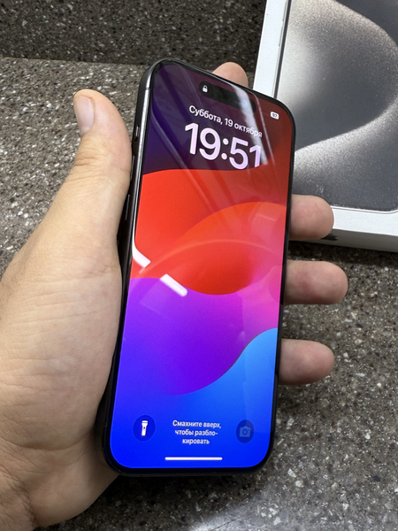 Iphone 15 pro 256gb black titanium 85 цикл