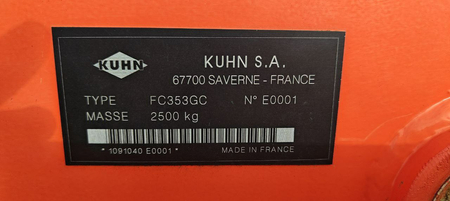 Kuhn 353 косилка