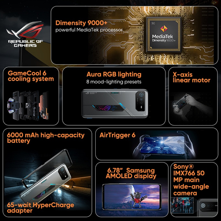Asus ROG 6 D Global version (HK) 12/256Gb