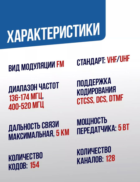 Рация Baofeng uv 82 8w 15 км перечисление есть