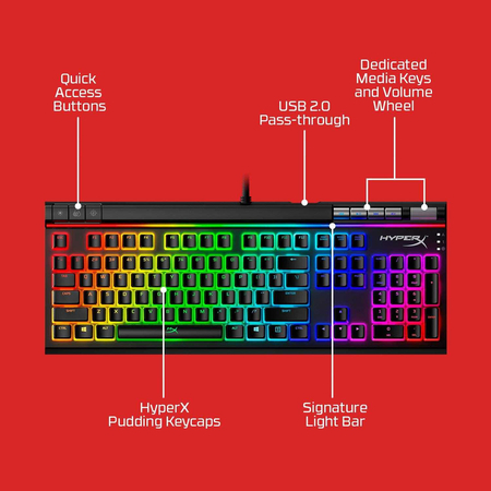 Игровая клавиатура HyperX Alloy Elite 2 | Бесплатная Доставка