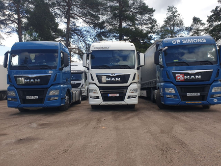 Тягач Man tgx 2016 кук синий 3дона бор