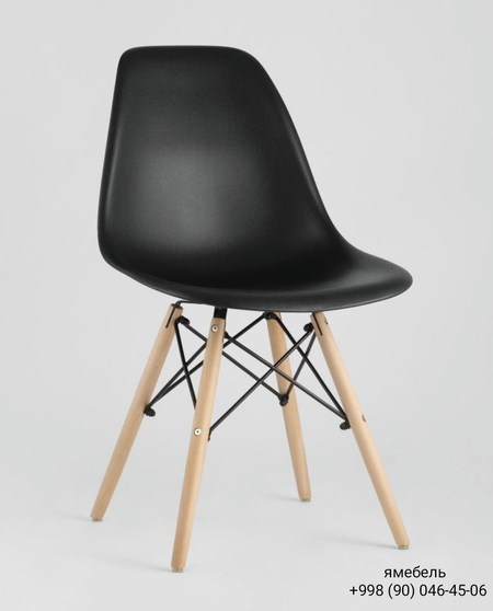 Стул черный stul qora lofl eames fitz ikea mebel мебель офисная мебель