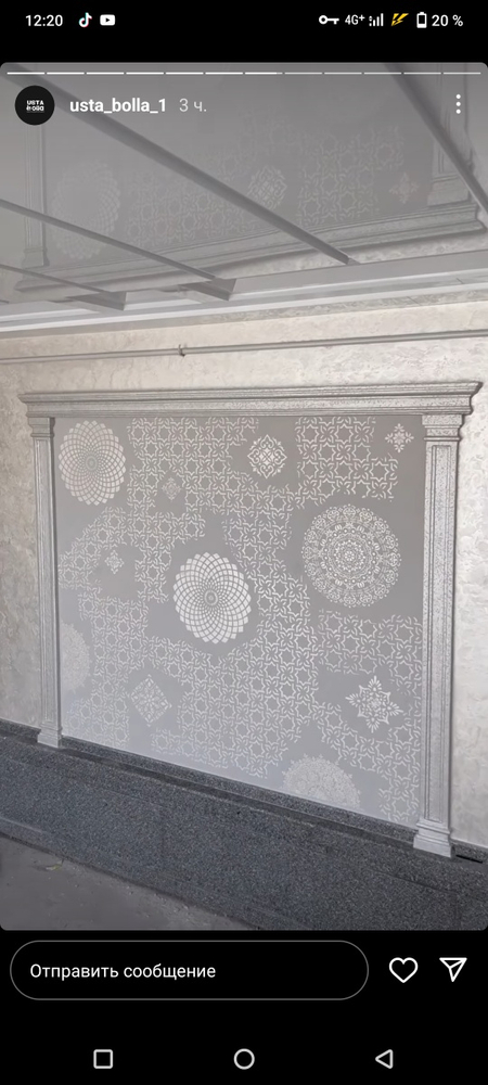 Ремонт отделка ишларинг киламиз сифатли келишилган холла.