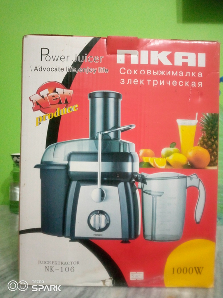 Продается Соковыжималка электрическая никай