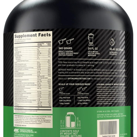 Optimum Nutrion Serious Mass
