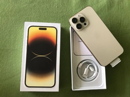 Iphon 14 pro max gold 128