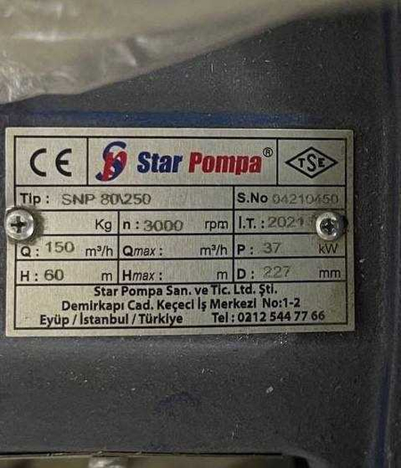 Nasos 150 Cub/H   60 metr balandlik 37 KW