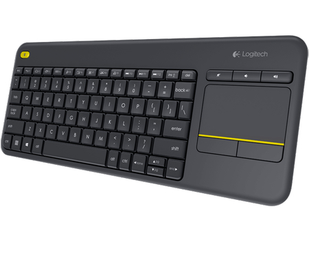 Клавиатура Logitech Wireless Touch Keyboard K400 Plus Black
