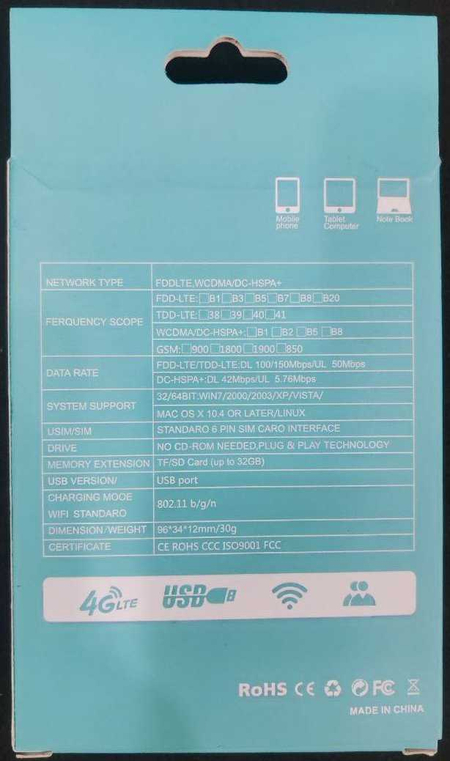 4G WiFi USB Modem Б/У