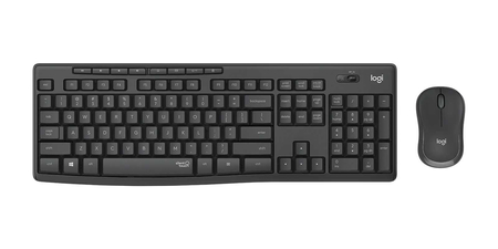 Офисный беспроводной набор клавиатура мышь Logitech MK295 Silent RU