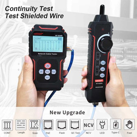 Сетевой кабельный PoE тестер NF-8209/Poe Tester NF-8209