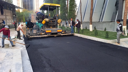 Катта ва кичик кучаларгаа асфальт ёткизамиз.  Мелкий асфальт.