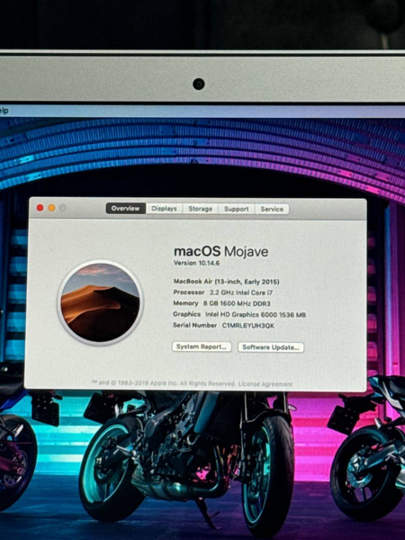 Apple MacBook Air Core i7 (Sicl 23) 2015