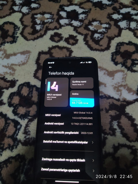 Yangi redimi 11pro