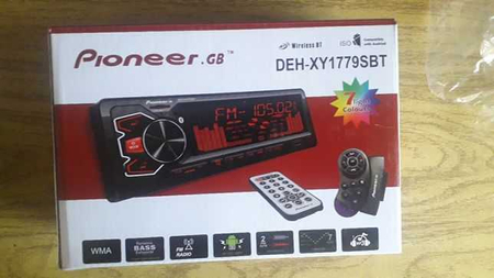 Авто магнитола. Блютуз. Флешка. AUX. USB. Пульт от руля. Мафон pioneer