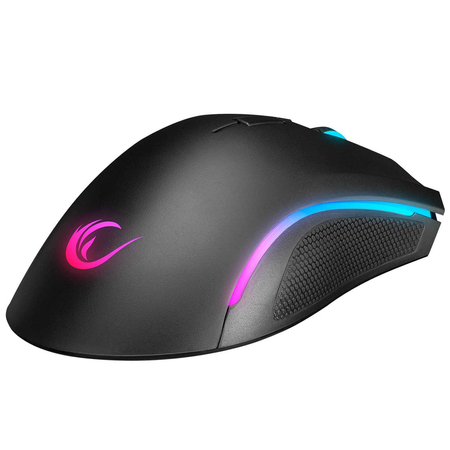 Игровая мышь с подсветкой Rampage SMX-R125 CINDER Black RGB Gaming
