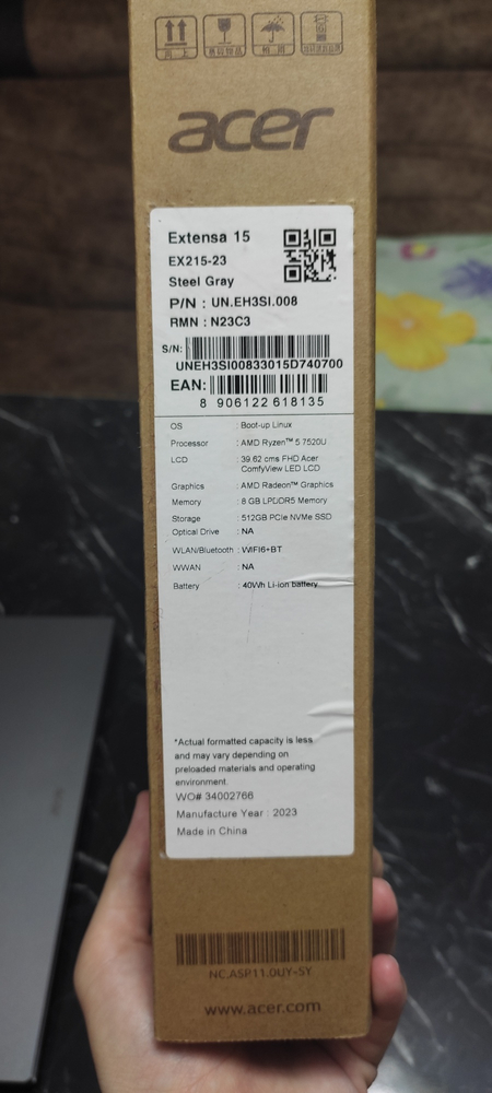 ACER Extensa 15 srochno sotiladi. pul zarulligi uchun. Narhi kelishila