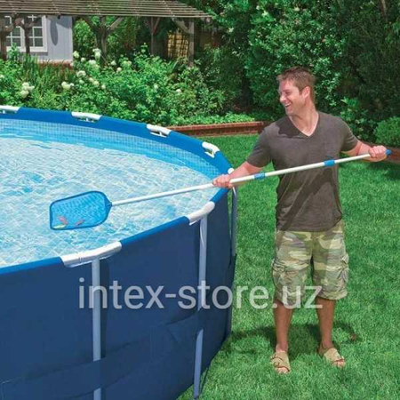Комплект для чистки бассейна (сачок и вакуумный пылесос), Intex 28002